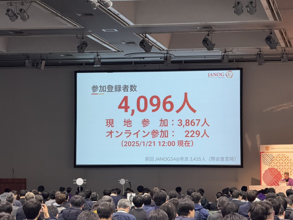 JANOG55フォトレポート（速報版） – JPNIC Blog